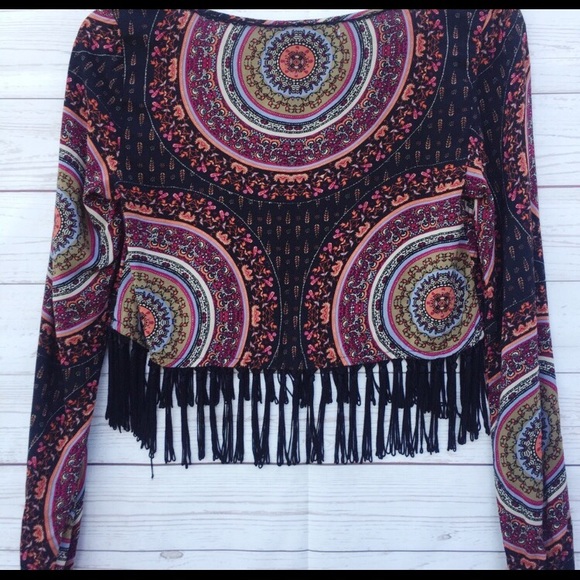 Gypsy Warrior | Tops | Gypsy Warrior Boho Fringe Mandala Crop | Poshmark